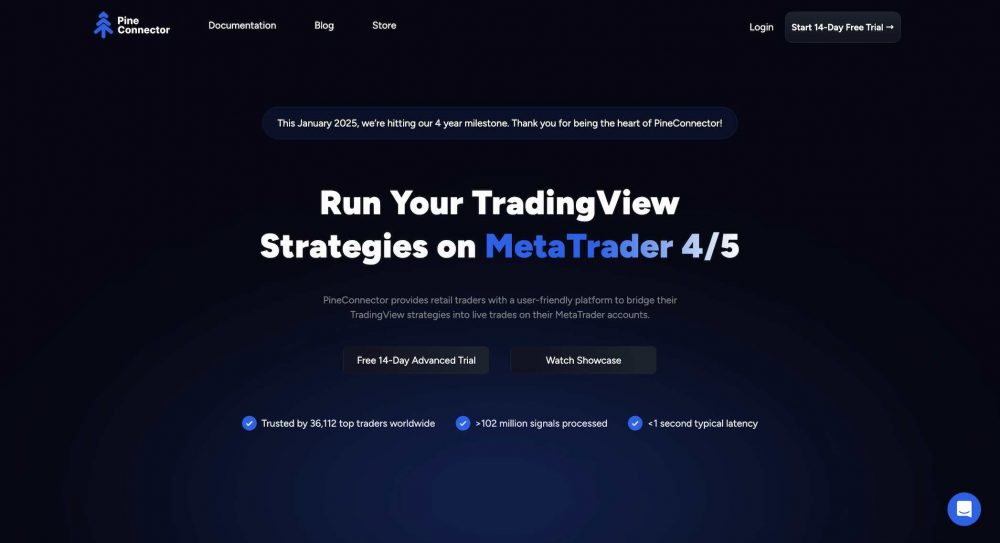 PineConnector Review: TradingView to MT4 / MT5 2025 Guide | FINESTEL