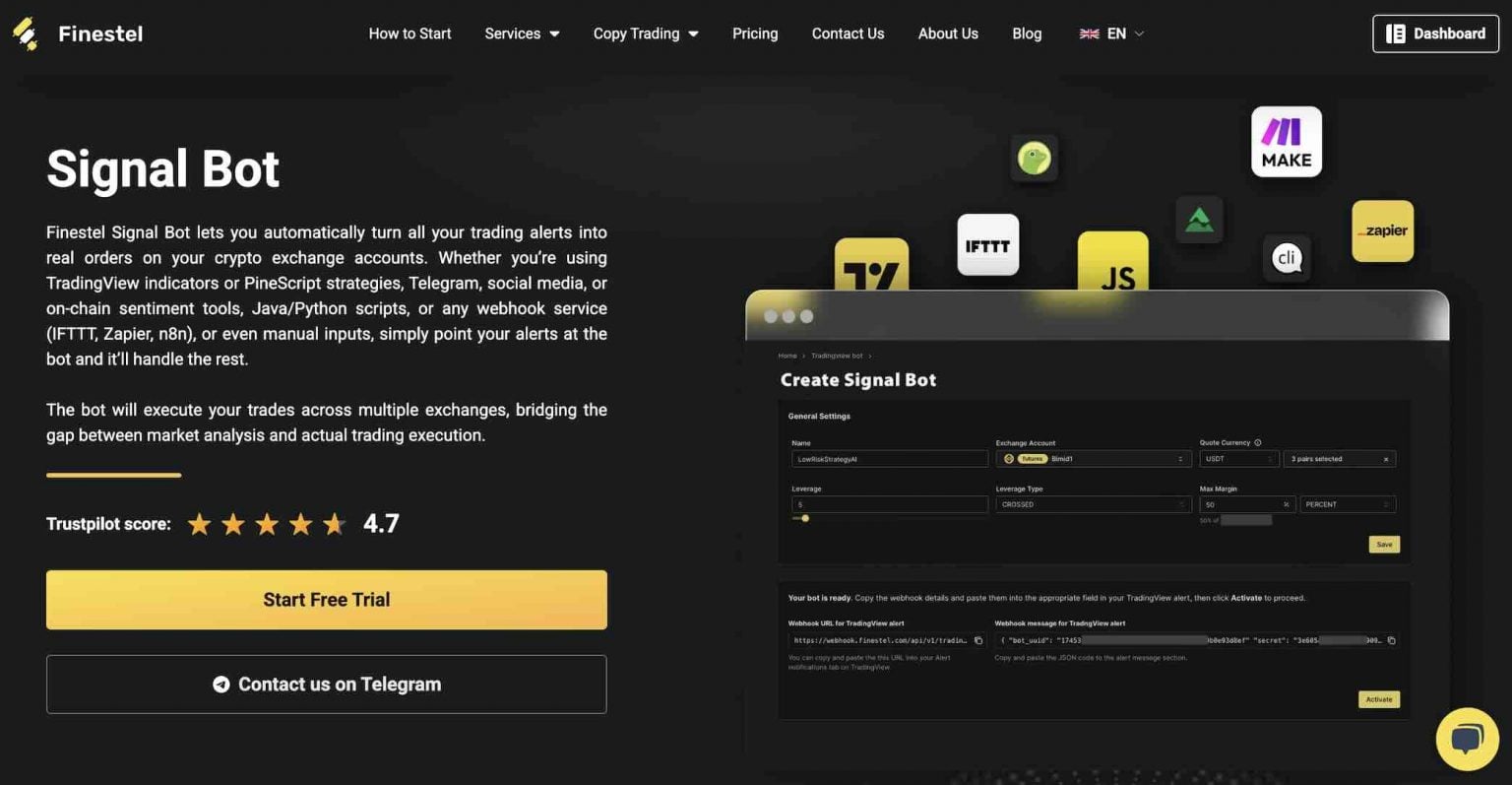 Best Crypto Signal Bots in 2025: A Comprehensive List | FINESTEL